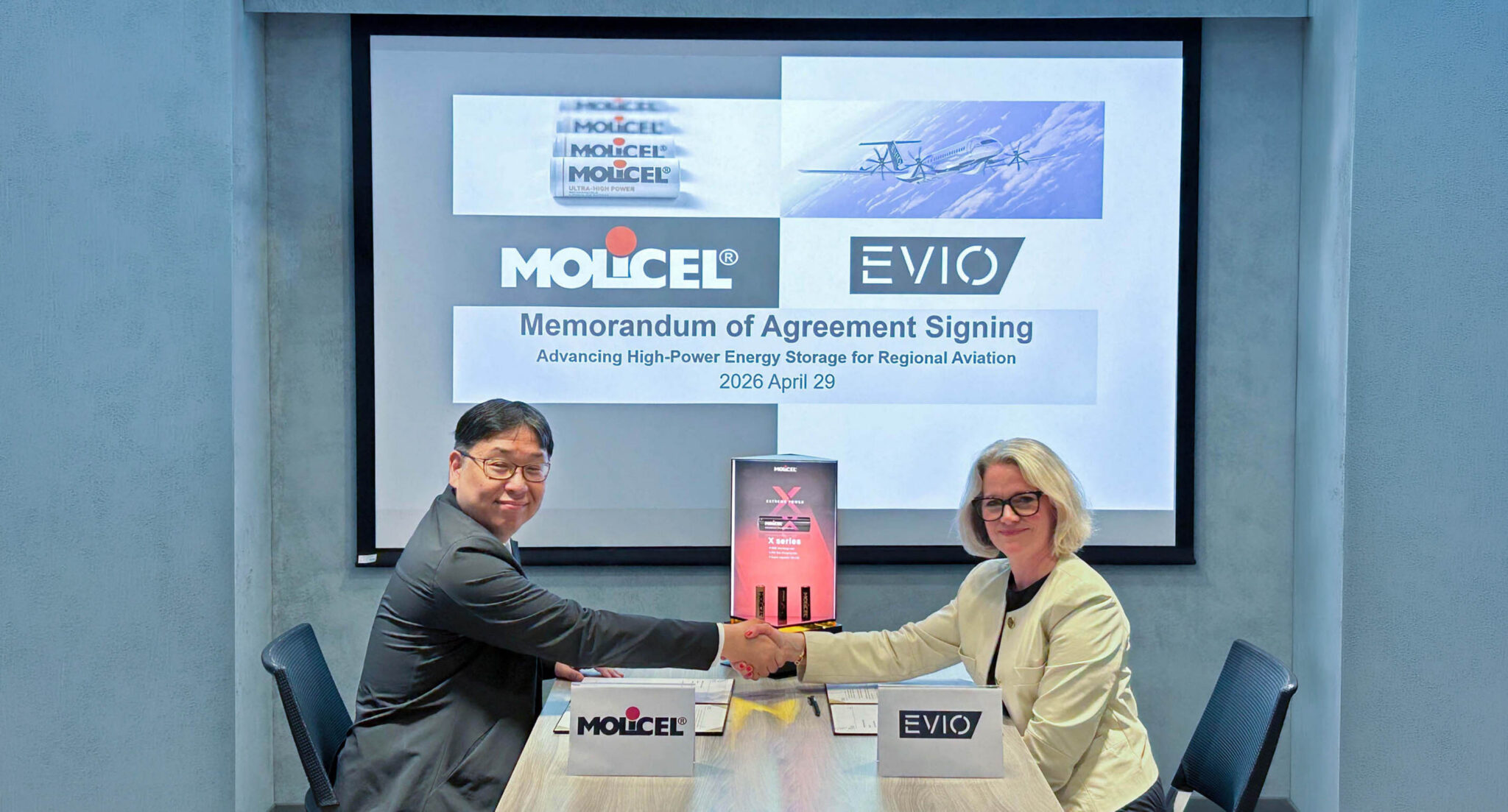 EVIO Teams with Molicel to Advance Energy Storage Development - EVIO